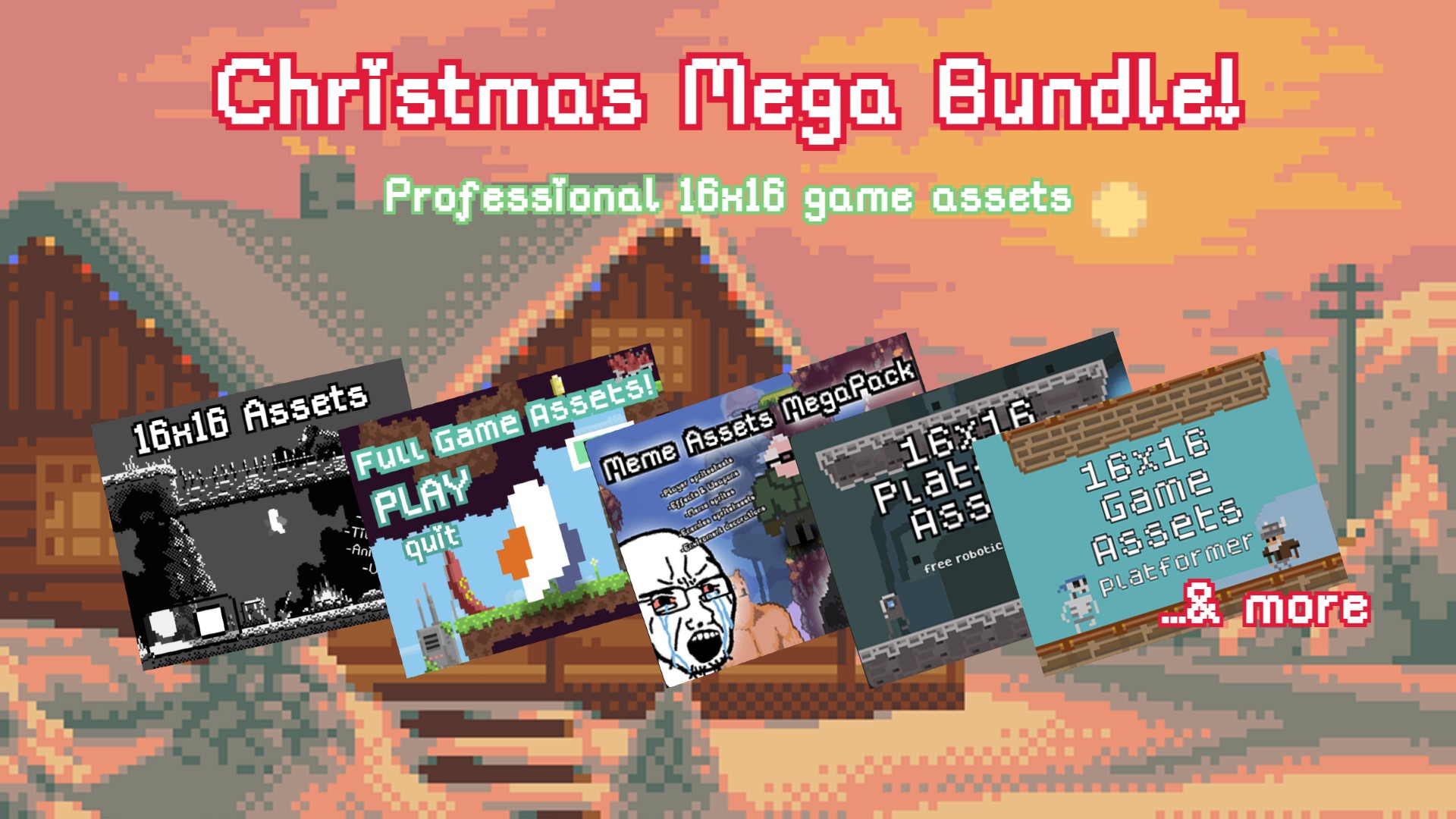 Holiday Mega Game assets Bundle by GIANMANSUPER - itch.io