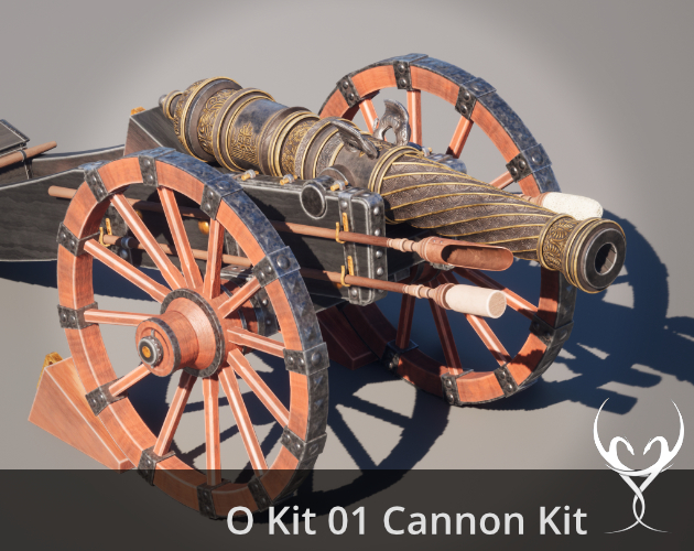 O Kit 01 Cannon Kit Field and Navy Gunpowder Cannon Kit by DuoDraconis