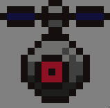 16x16 Floating Robot Enemy by AshGhostDev