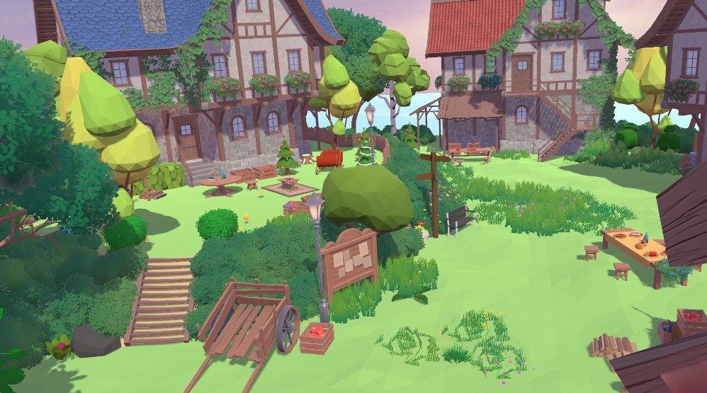 Mysterious Town by coralito