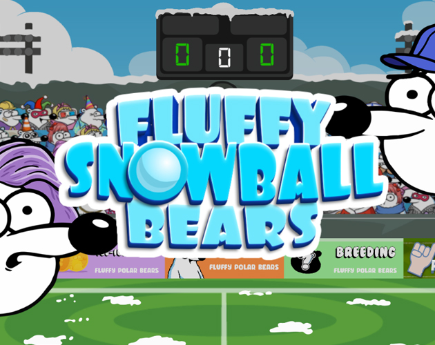 Fluffy Snowball Bears by myasinay