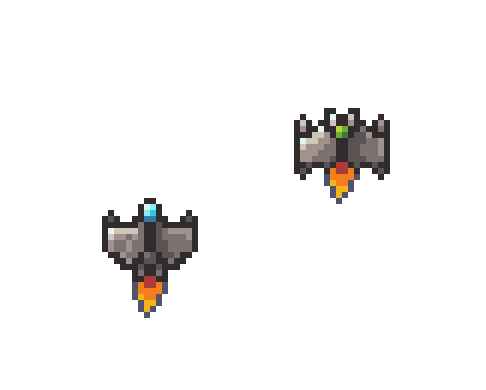 Spaceship sprites by Lowich