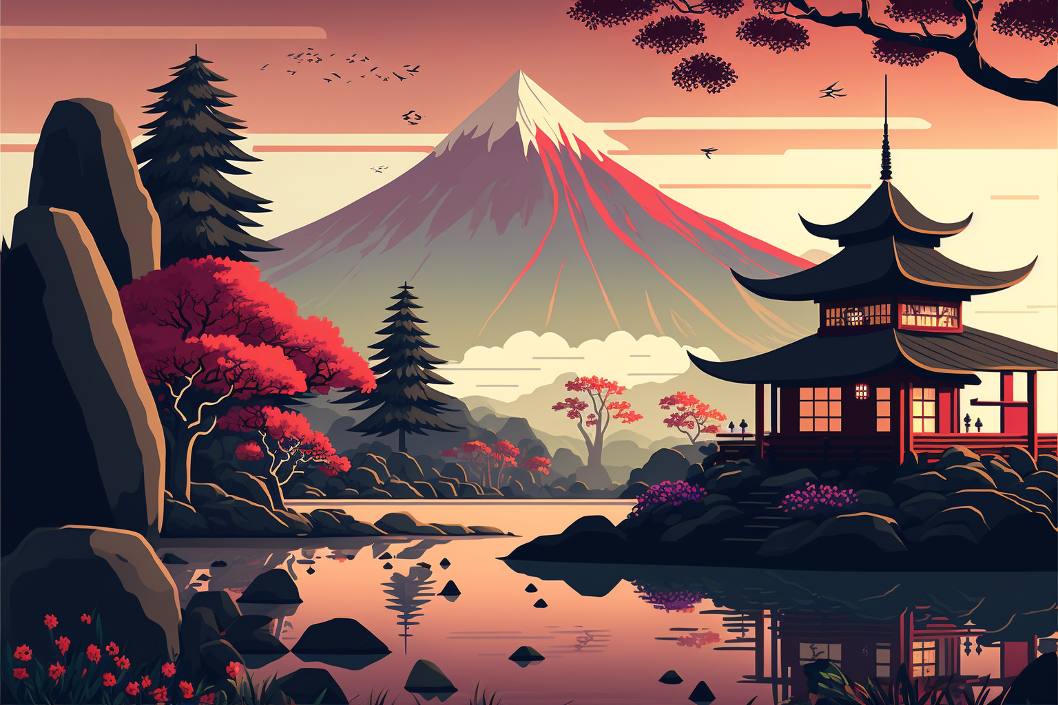Free Japanese Backgrounds by The Outlander