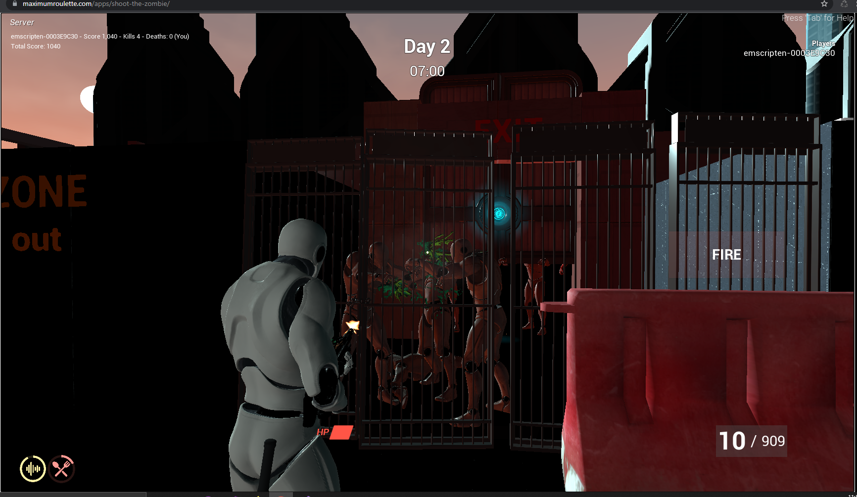 Free zombie game - multiplatform/multiplayer Ue4 project by Game developing