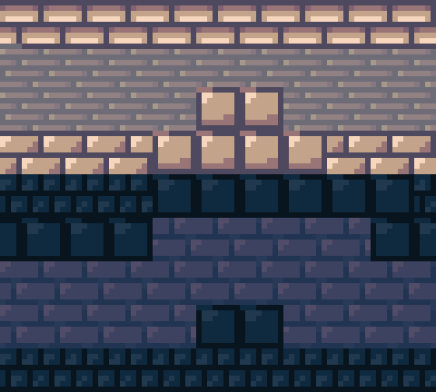 Platformer tileset 8x8 by Lowich
