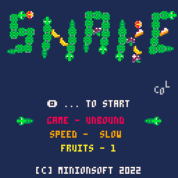 Pico8 Snake by MinionSoft
