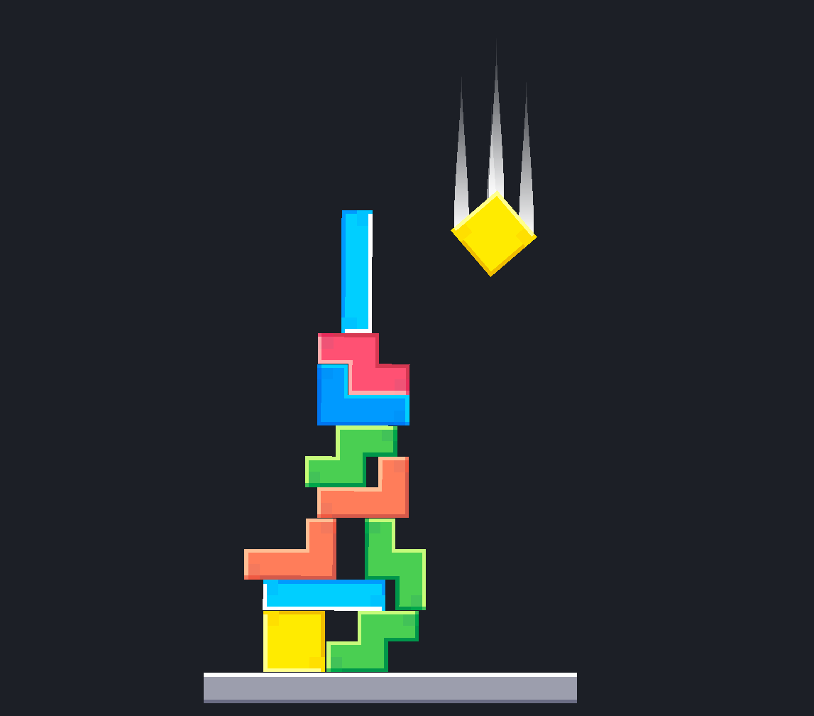 Tetris physics by UnyCat7