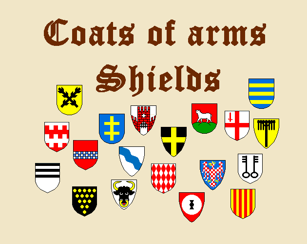 Coats of arms - shields by dai-tenzor