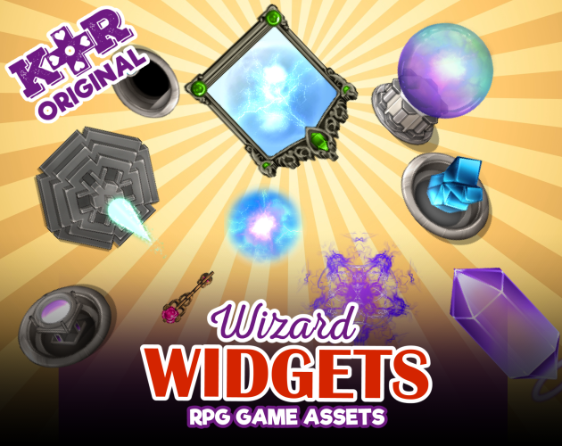 KR Wizard Widgets Animations for RPGs by Kokoro Reflections
