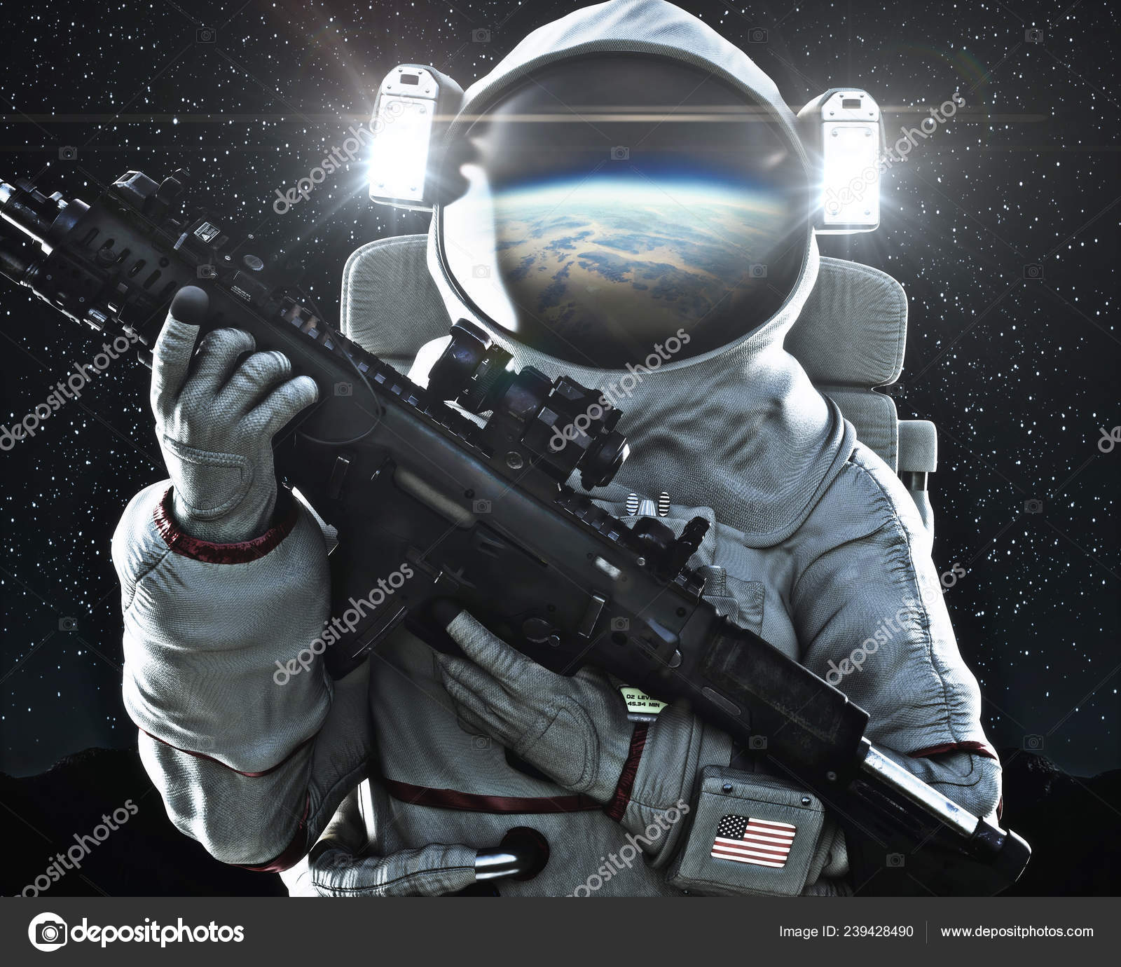 Space Soldier by AmroStudios