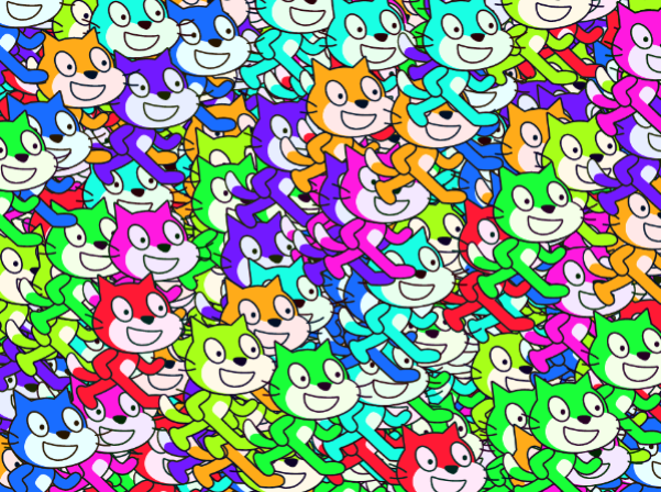 scratch cat infinite clones (lag tester) by floopydoopy