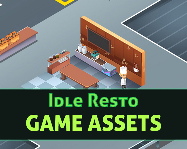 Idle Restaurant Game Asset Files by Thundermarkk