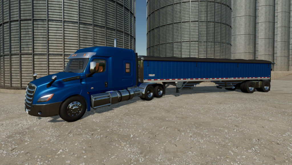 Wilson Pacesetter Spread Axle Grain Trailer FS22 by Whiskey Sierra Modding