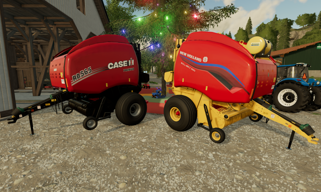 New Holland and Case IH Roll-Belt Round Baler FS22 by Whiskey Sierra ...