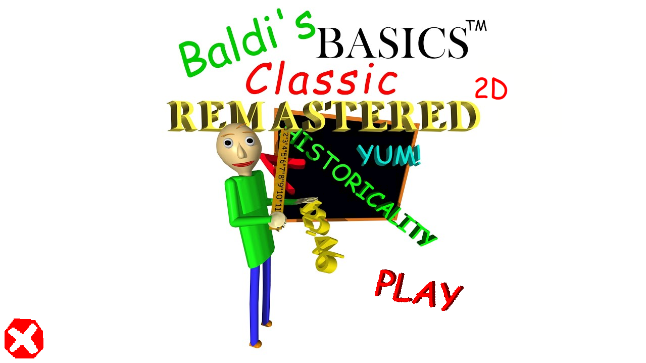 Baldi 2D by GunBQ