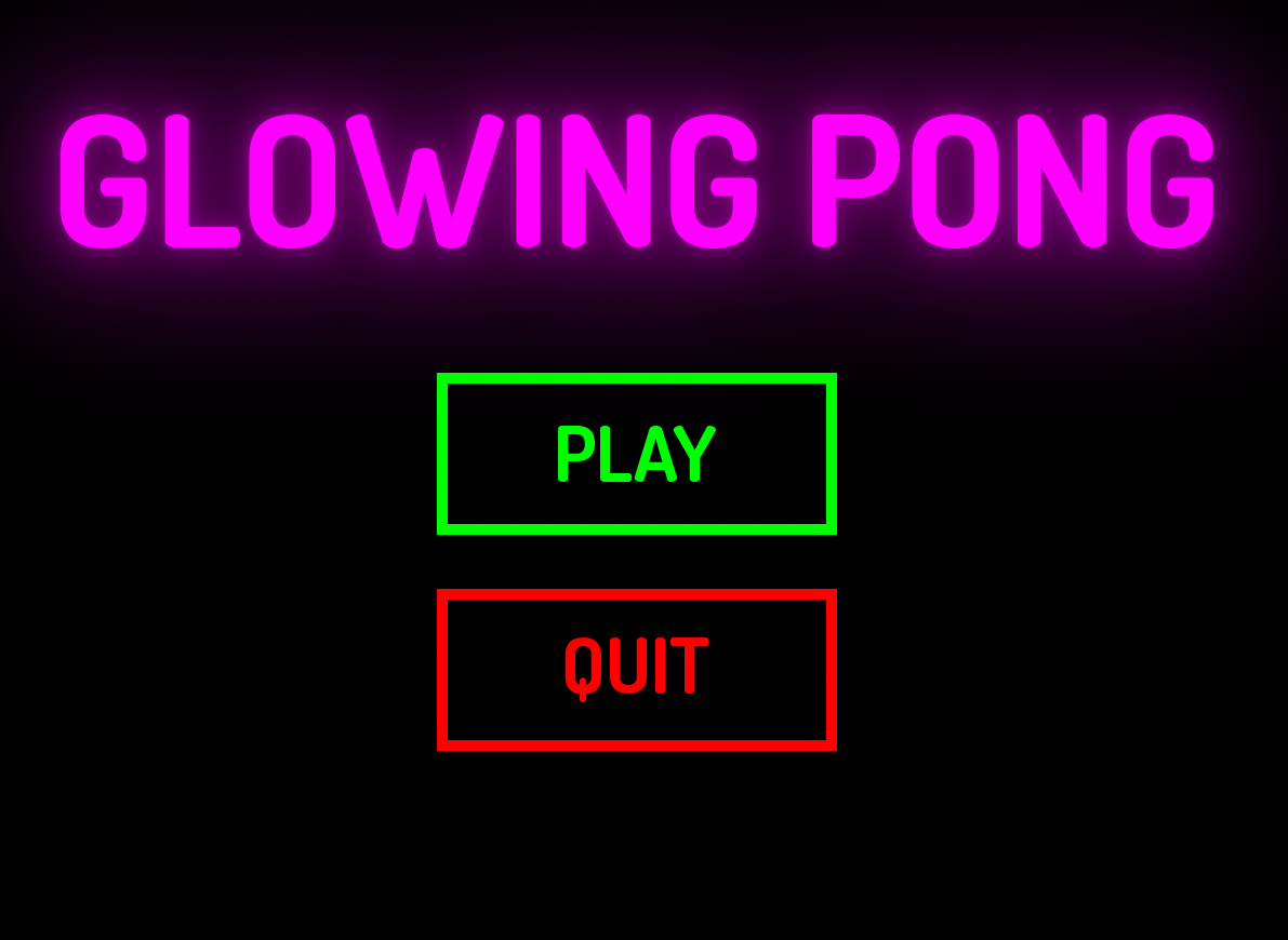 2 Player - Glowing Pong by GGames-Official