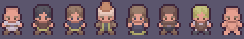 Pixel RPG: Human Villagers by Snoblin