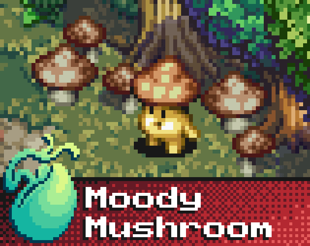 Devlog - Pixel Art Creature Sprite - Moody Mushroom by Seliel the Shaper