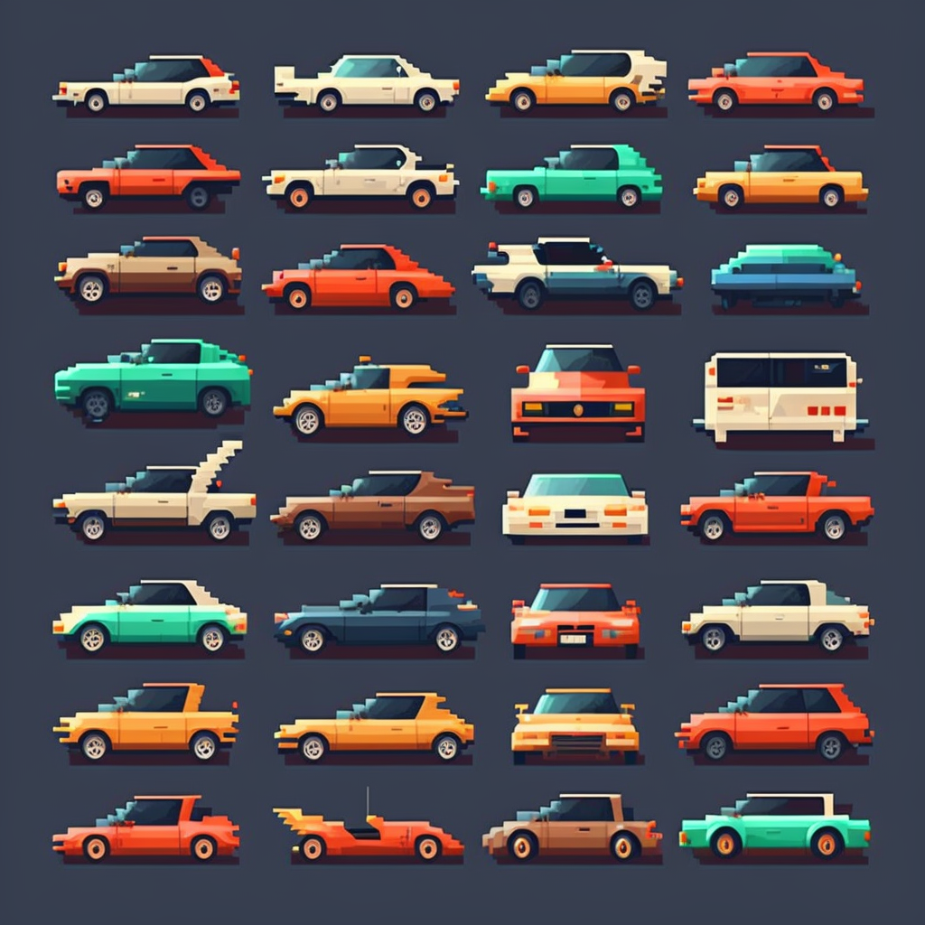 pixelart cars by Leonardo007