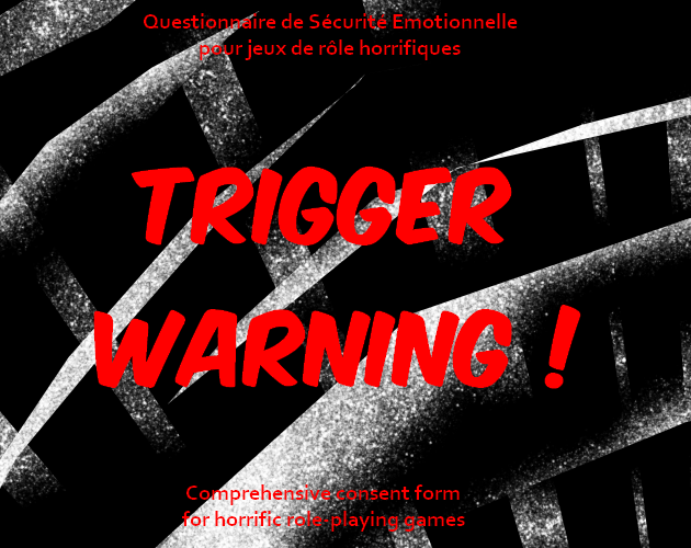 [FR/ENG] Trigger Warning! Horror Games by Stout