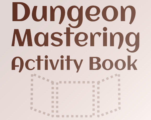 Dungeon Mastering Activity Book (eng + swe) by shoulderfins