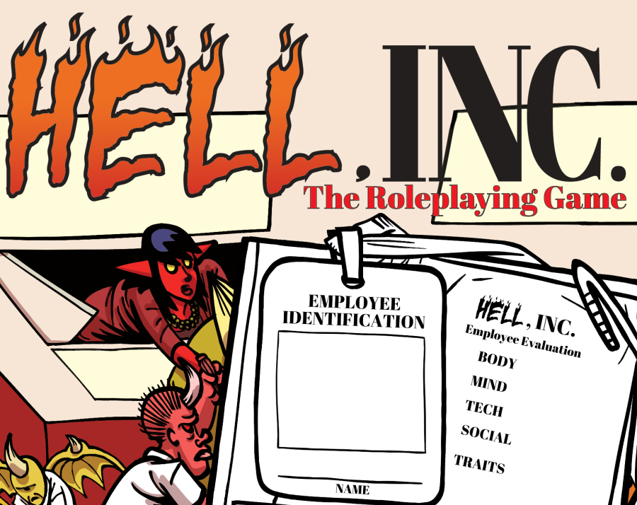 Hell, Inc. The RPG Character Sheet and Digital Asset Bundle by RentAThug