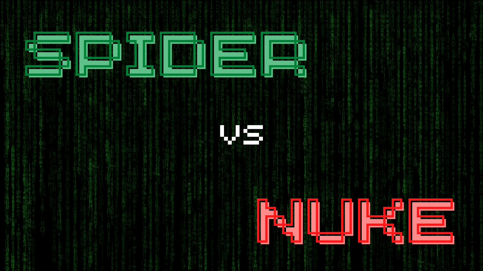 Spider vs Nuke by odwn