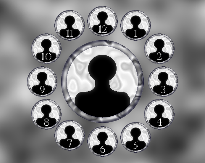 Generic Humanoid Tokens by HannahRoseTruett