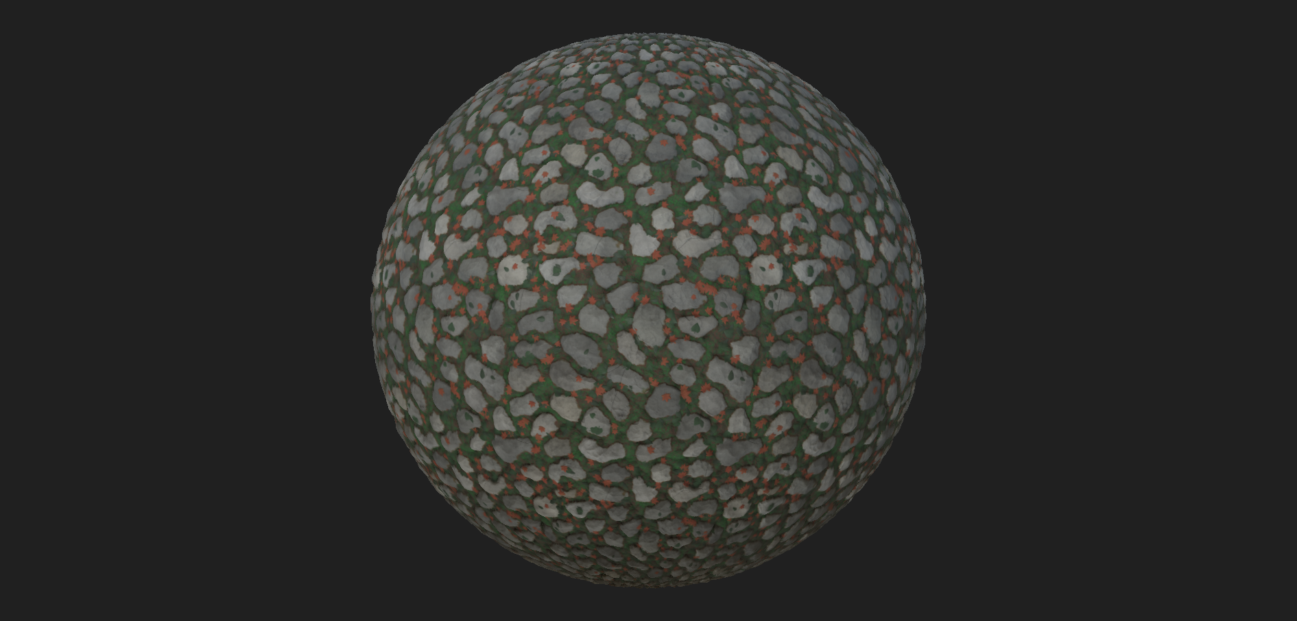 Cobblestone Material (Substance Designer) by Vincent Geffroy