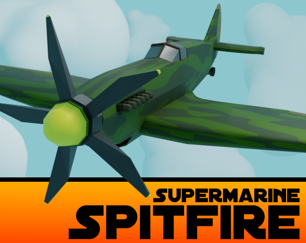 Supermarine Spitfire (Low Poly & Game Ready) by mikobrzu