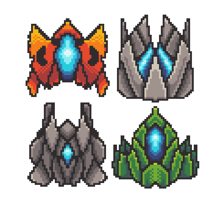 Spaceship sprites by Lowich