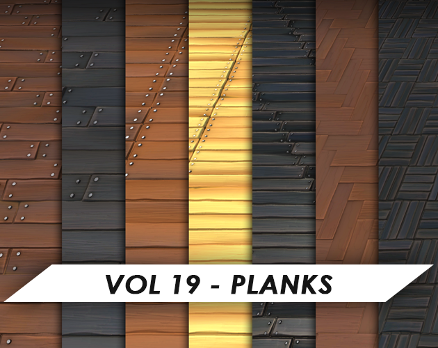 Stylized Textures - Vol 19 - Planks by oleekconder