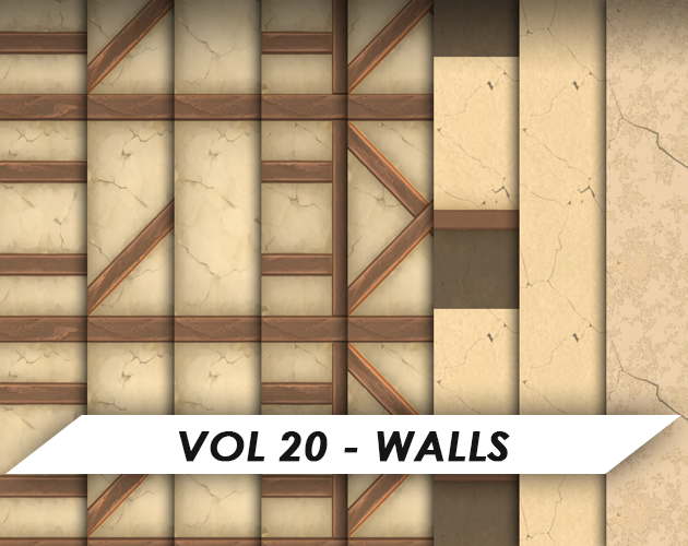 Stylized Textures - Vol 20 - Walls by oleekconder