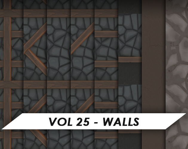 Stylized Textures - Vol 25 - Walls by oleekconder