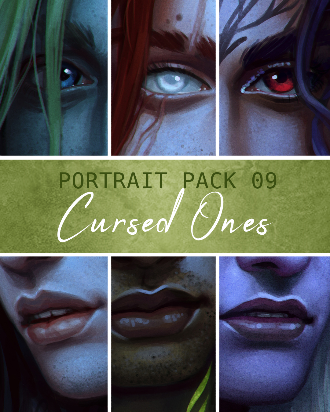 Portrait Pack 09 - Cursed Ones by Stephanie Brown