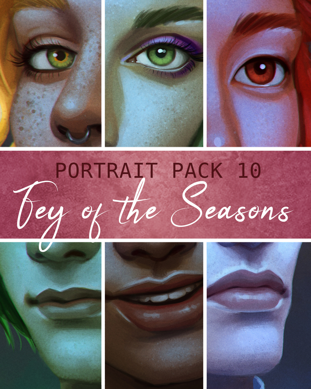 Portrait Pack 10 - Fey of the Seasons by Stephanie Brown
