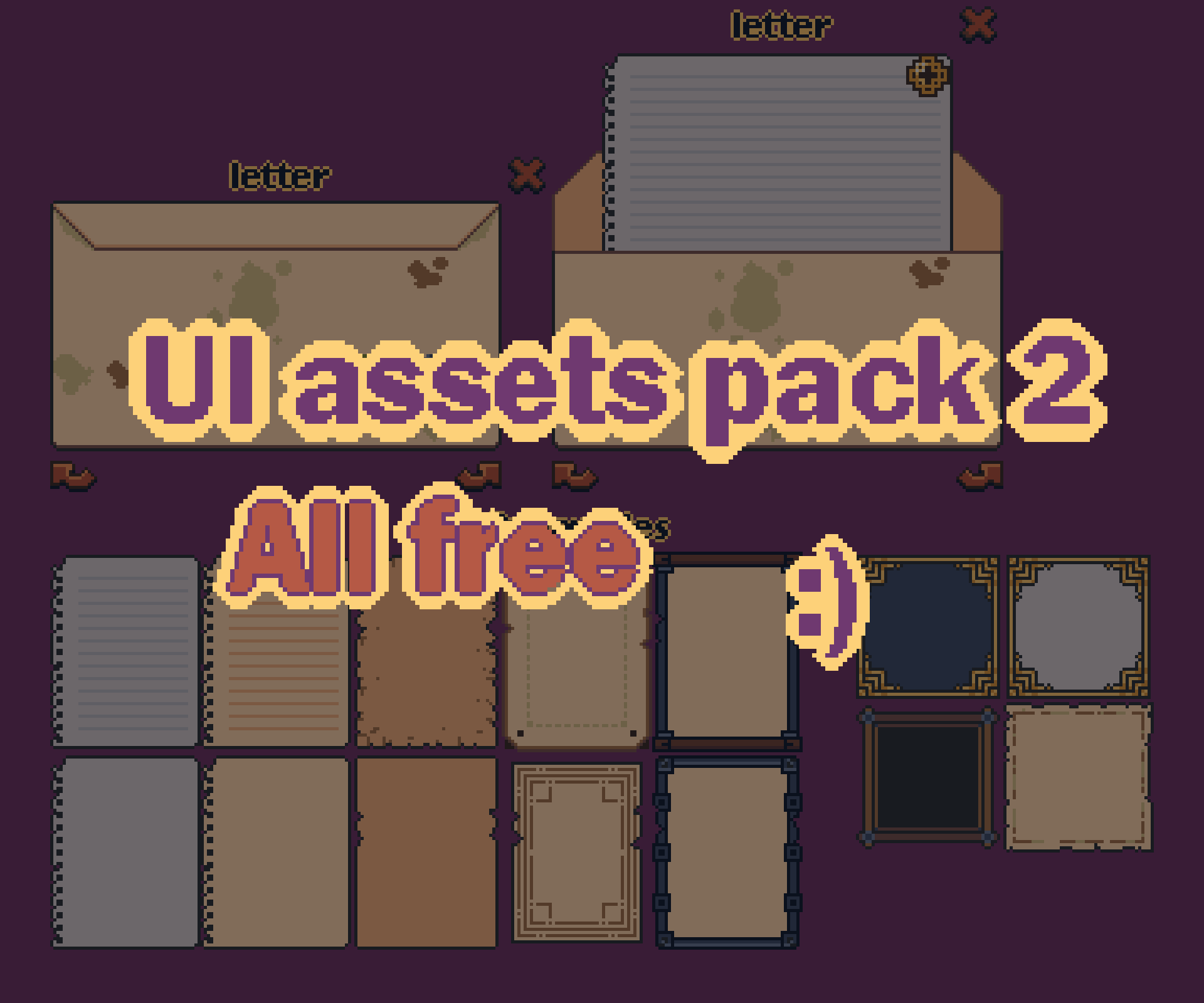 UI assets pack 2 :) by Sr.Toasty