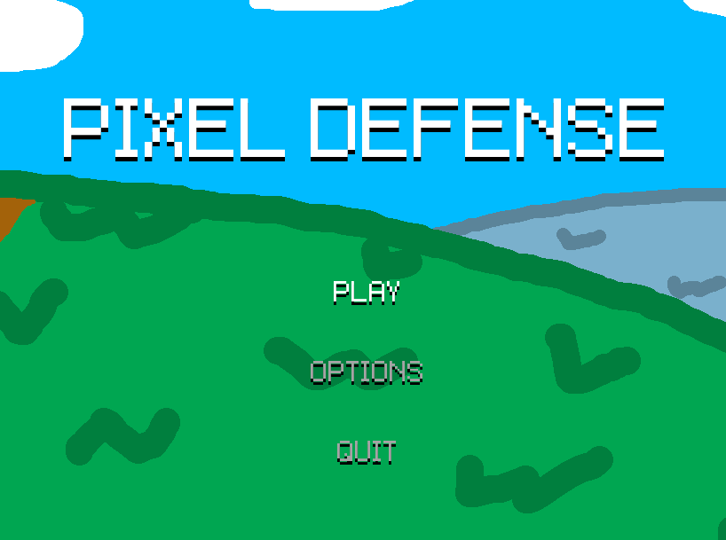Pixel Defense by lukephilipps
