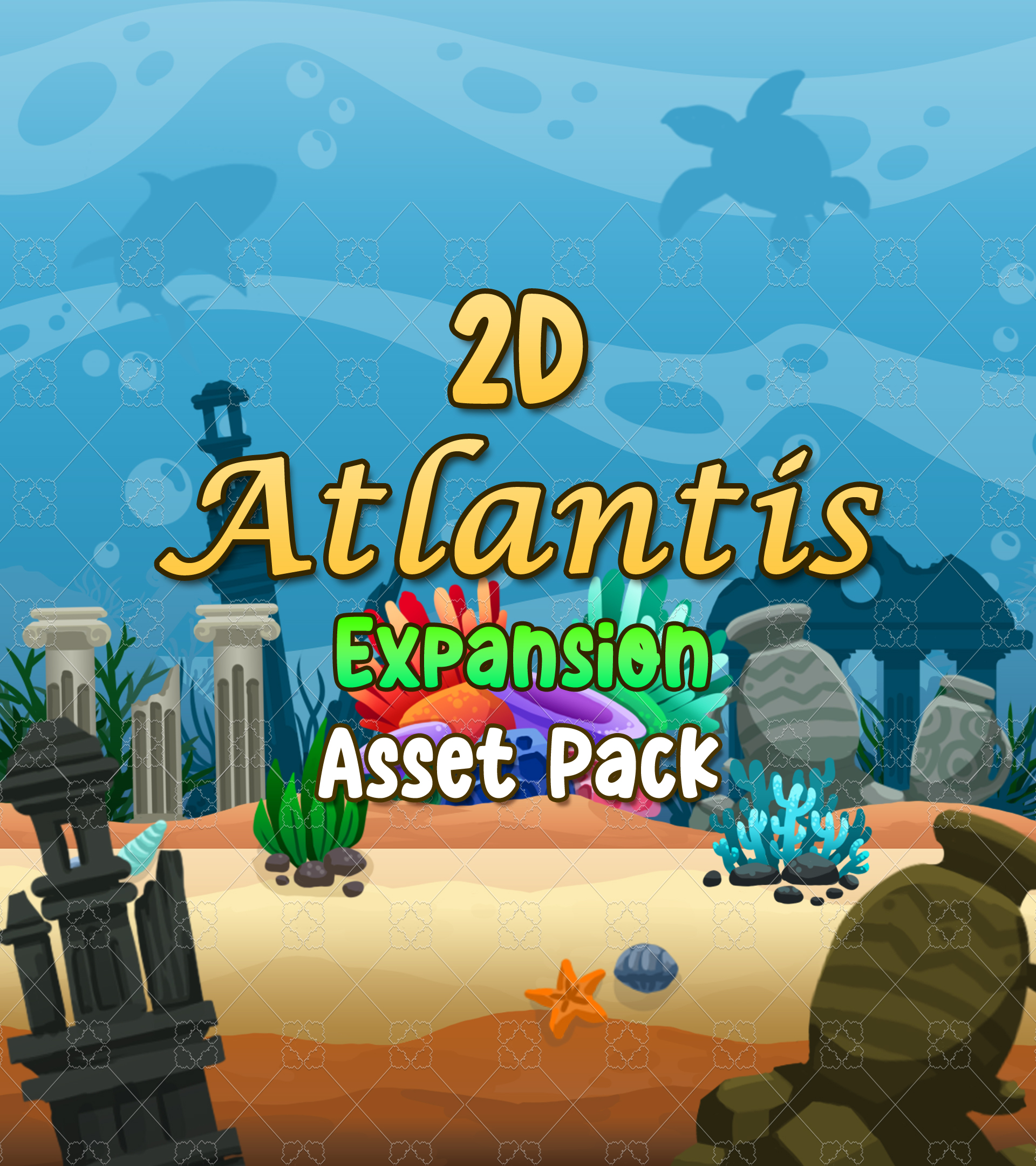 2D Atlantis Level Asset (Expansion Pack) by SeventhSolution