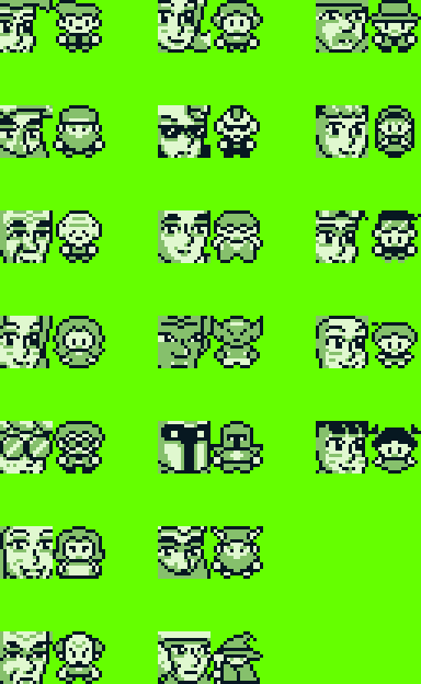 GB Studio Character pack by Parabellum Games