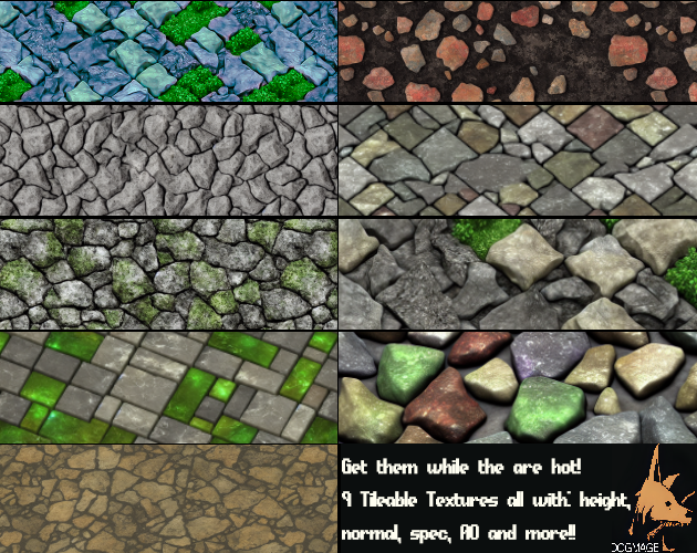 Tileable Stone Floor Texture (Maps Edition) by Dogmage