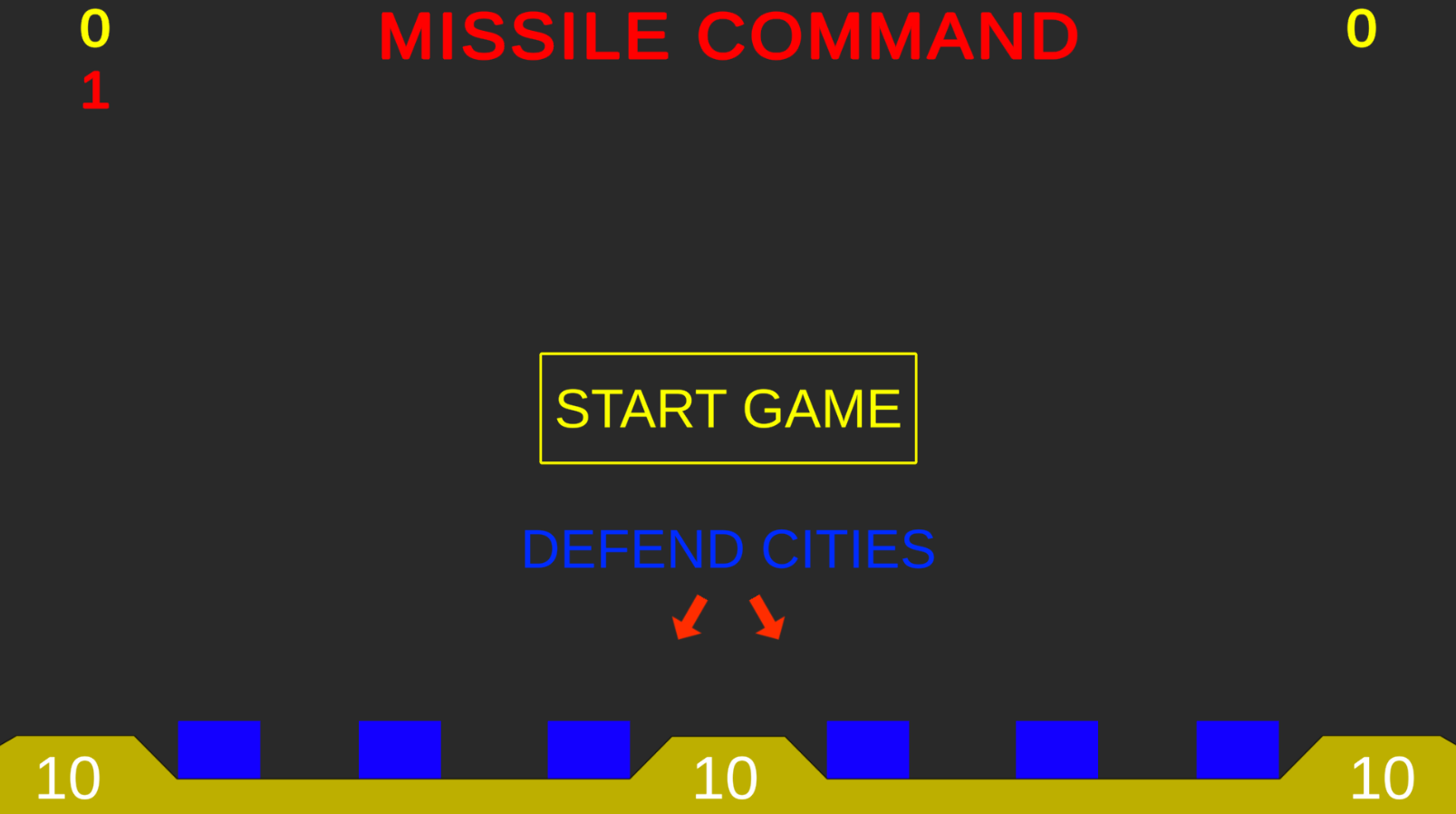 Missile Command by 96Games