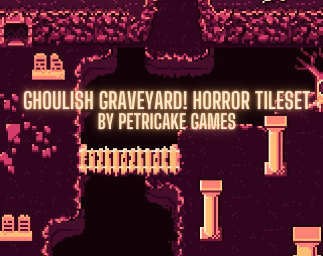 Ghoulish Graveyard! Horror Tileset by PetricakeGames