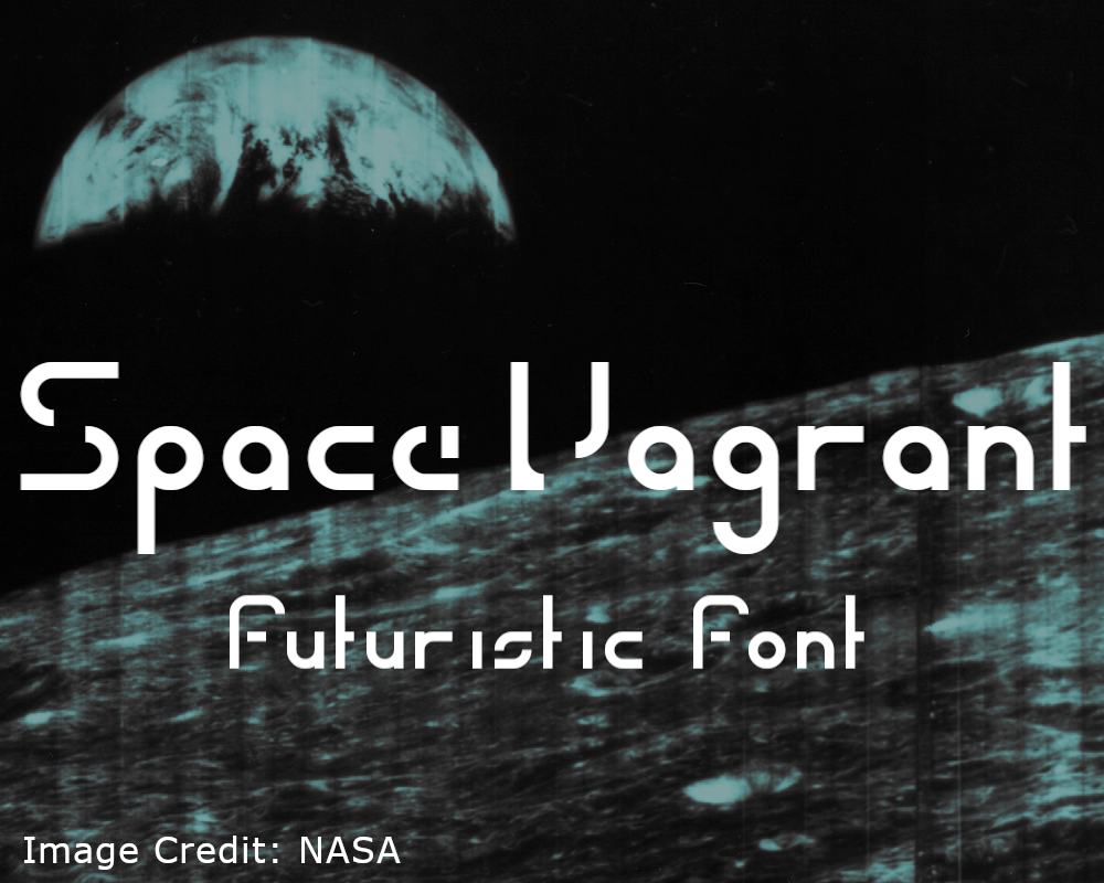 Space Vagrant: Futuristic Font by Astral_Journeyer