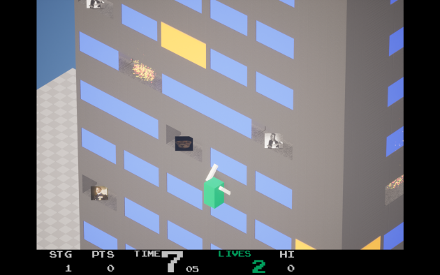 Firetrap Arcade (1986) recreation by Classyfight