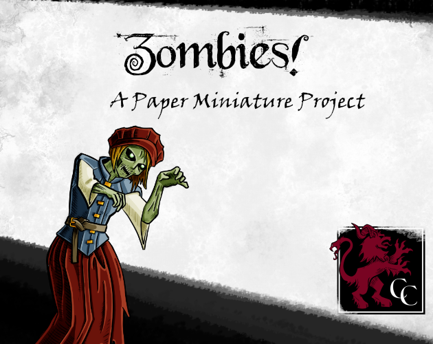 Zombies!: A Paper Miniature Collection by Chimeric Curiosities