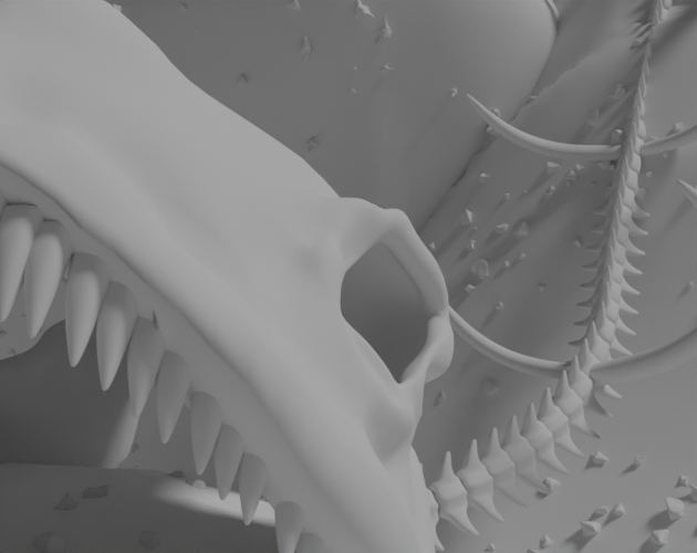 Bone Bridge Island (Untextured) by aningr