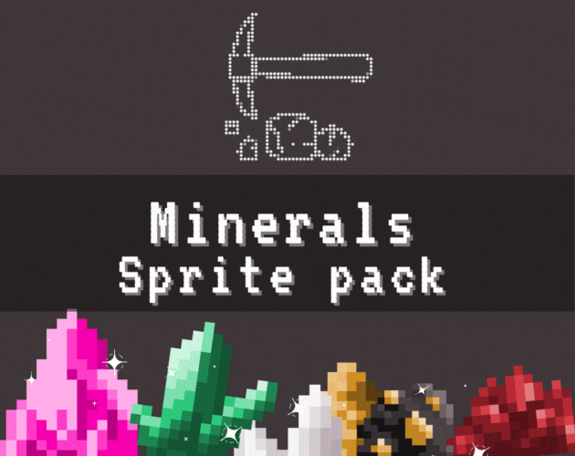 Minerals Sprite Pack by Malkas