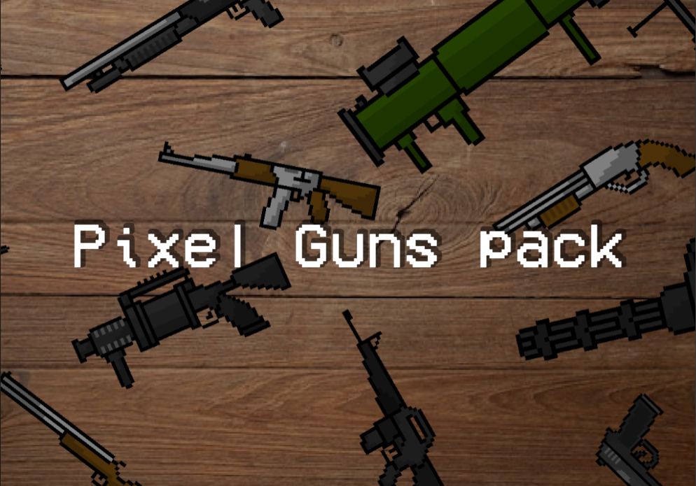 Pixel guns pack by Tchongas