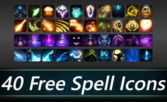 40 Free Skill/Ability Icons Volume 1 by CaptainCatSparrow